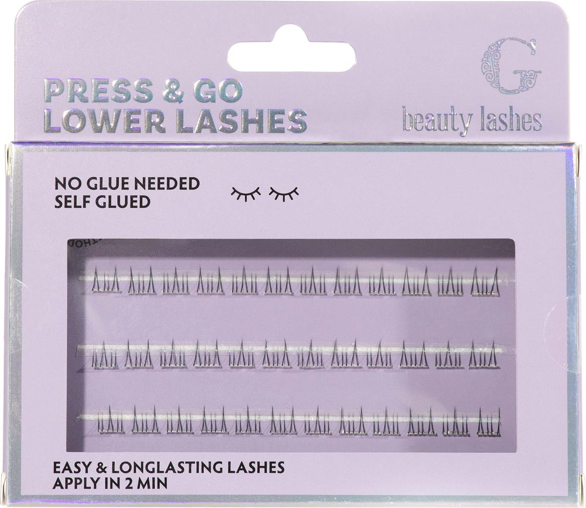 G Beauty Lab Press & Go Lower Lashes Natural | lyko.com