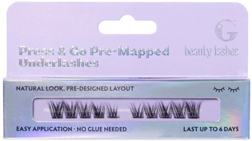 G Beauty Lab Press & Go Pre-Mapped Underlashes Blush | lyko.com