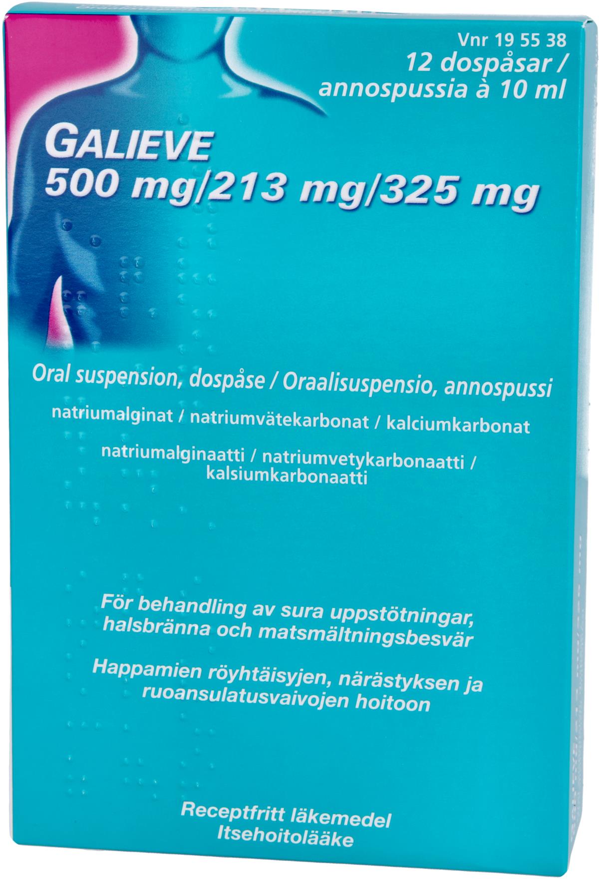 GALIEVE Action Dos 500/213/325mg | lyko.com