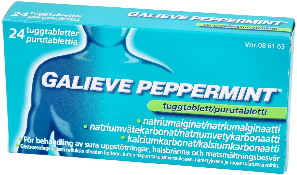 GALIEVE Peppermint tuggtablett 24 st | lyko.com