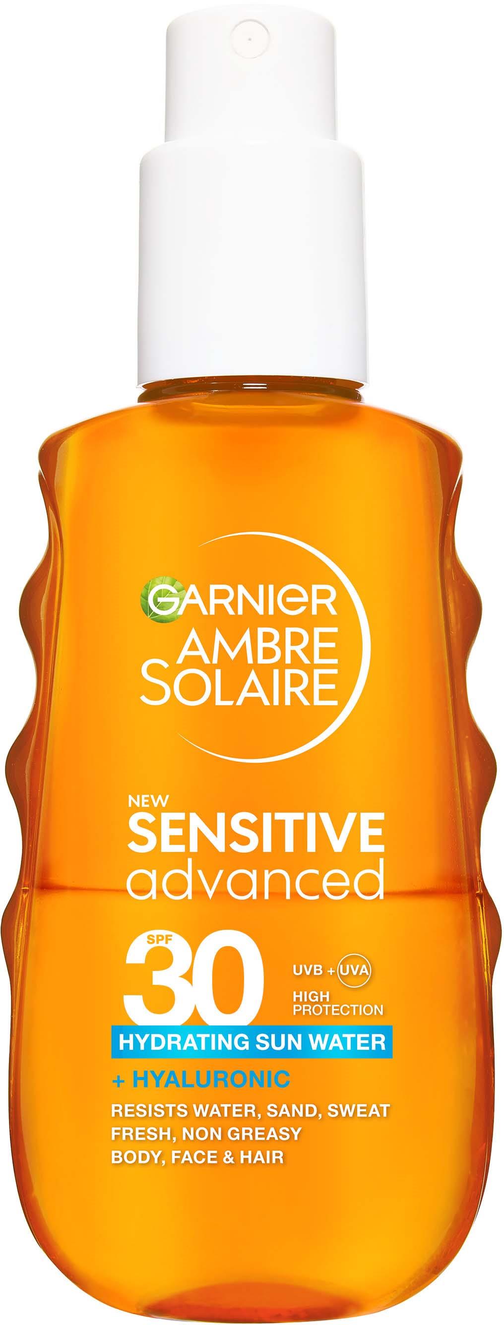 Garnier Ambre Solaire Sensitive Advanced Sun Protection Water SPF30 150 ...