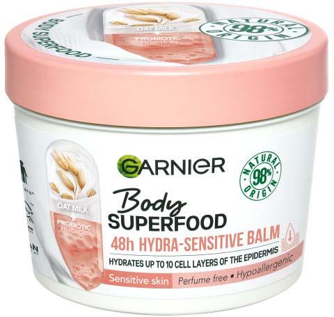 Garnier Body Superfood Oatmilk & Probiotic Hypoallergenic Balm 380 ml ...