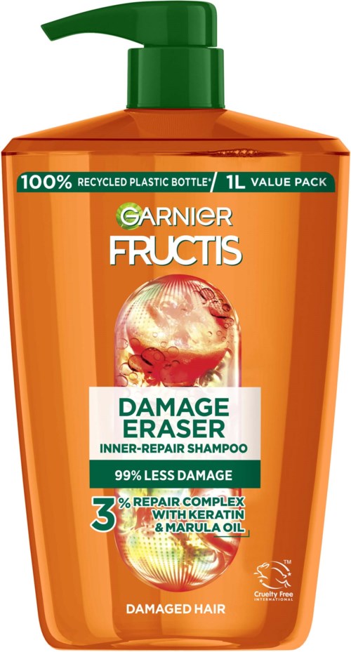 Garnier Fructis Damage Eraser Shampoo 1000 ml | lyko.com