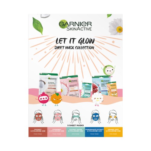 Garnier Let It Glow Tissue Mask Collection | lyko.com