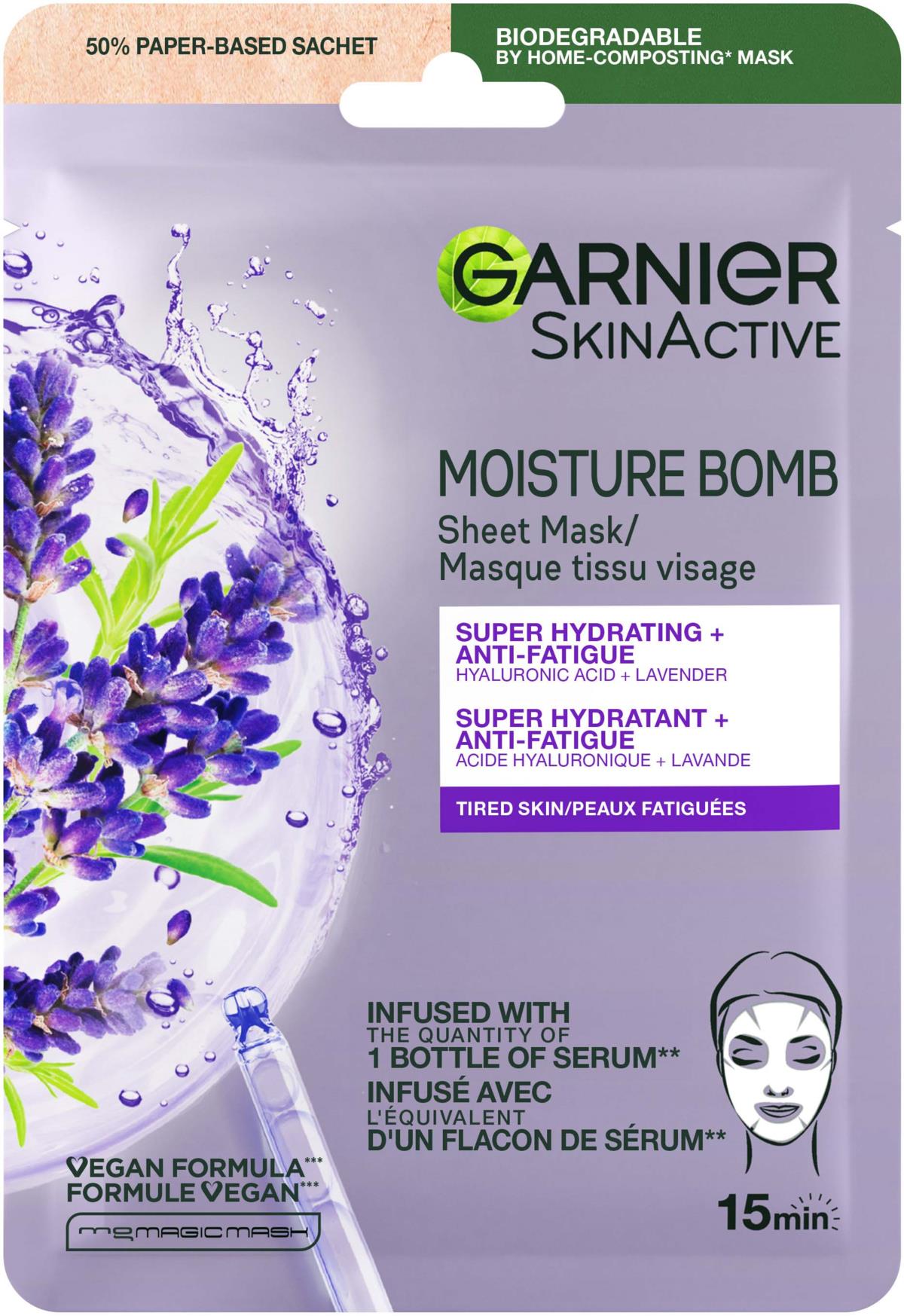 Garnier SkinActive Moisture Bomb Sheet Mask | lyko.com