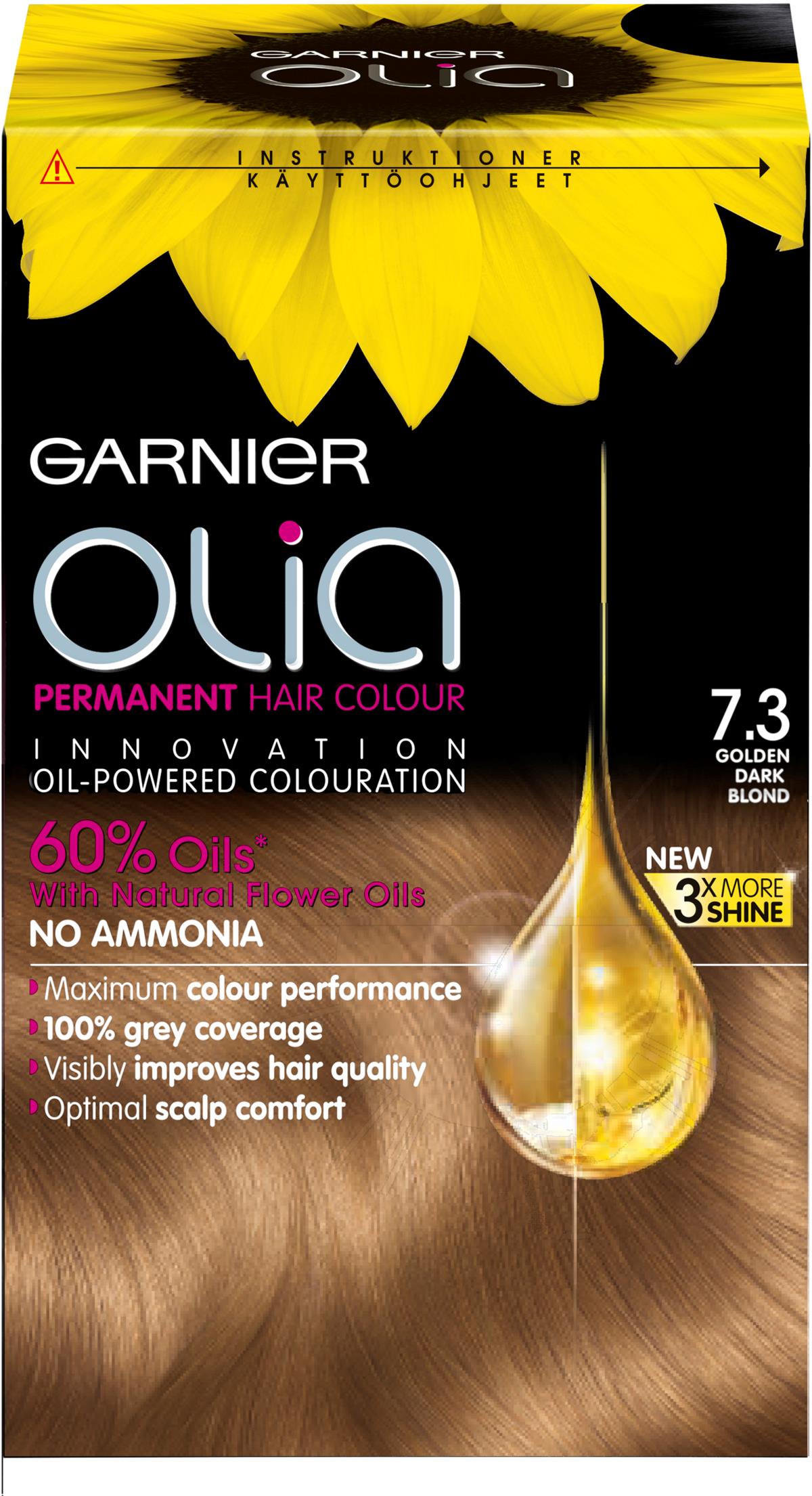Garnier Olia Hair Color 7.3 Golden Dark Blonde | lyko.com