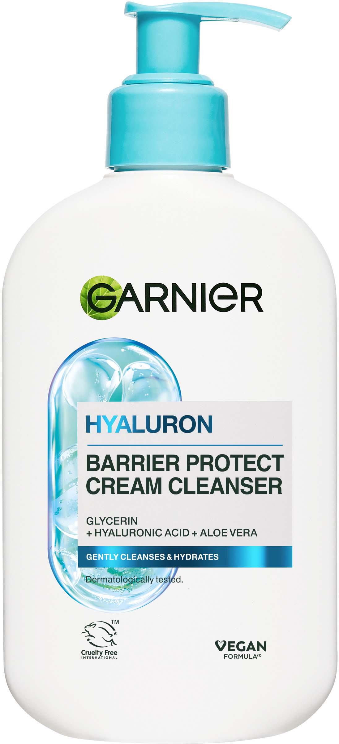 Garnier Hyaluron Barrier Protect Cream Cleanser For Dry Skin 250 ml ...