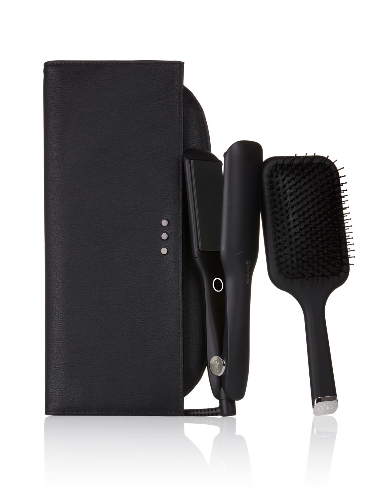 ghd Max Wide Plate Styler Gift Set In Black | lyko.com