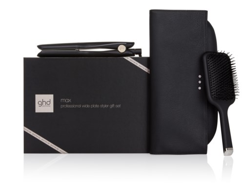ghd Max Wide Plate Styler Gift Set In Black | lyko.com