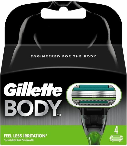 Gillette BODY Blades 4-pack | lyko.com