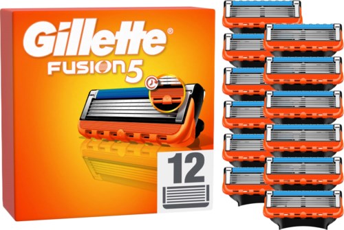 Gillette Fusion5 Razor blades for men 12 st | lyko.com