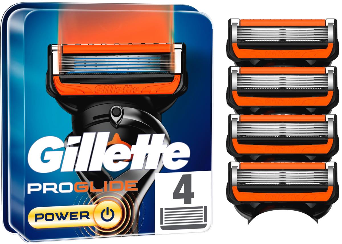 Gillette ProGlide Power Razor Blades 4-pack 4 st | lyko.com