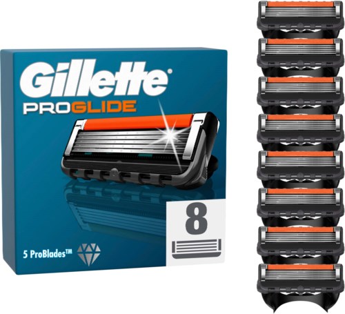 Gillette ProGlide Razor blades for men 8 pcs | lyko.com