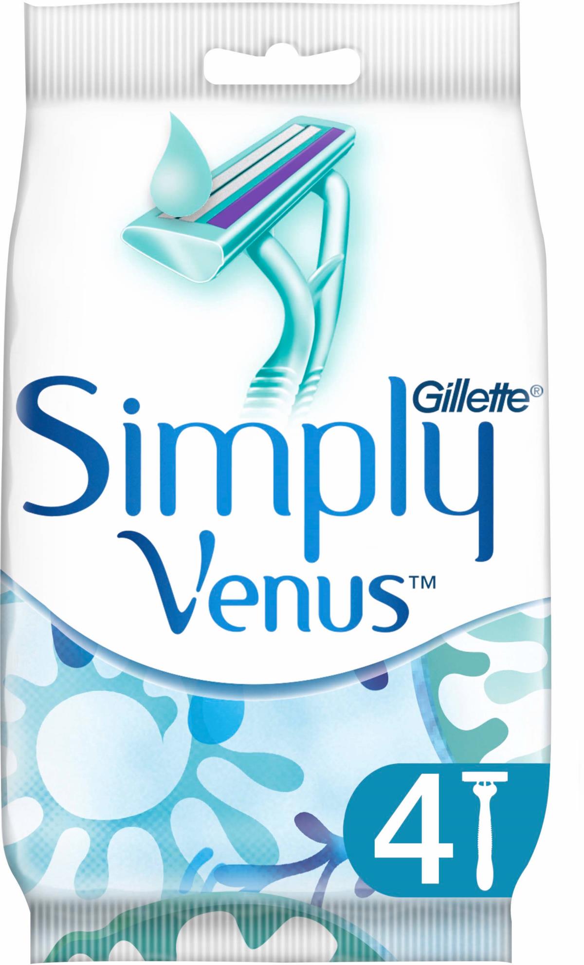 Gillette Venus Simply 2 Women's Disposable Razors 4 count | lyko.com
