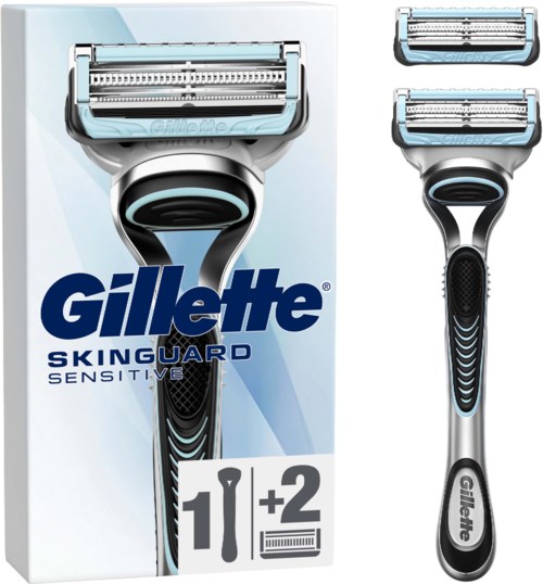 Gillette SkinGuard Sensitive Men’s Razor 1 Handle 2 Blade Refills ...