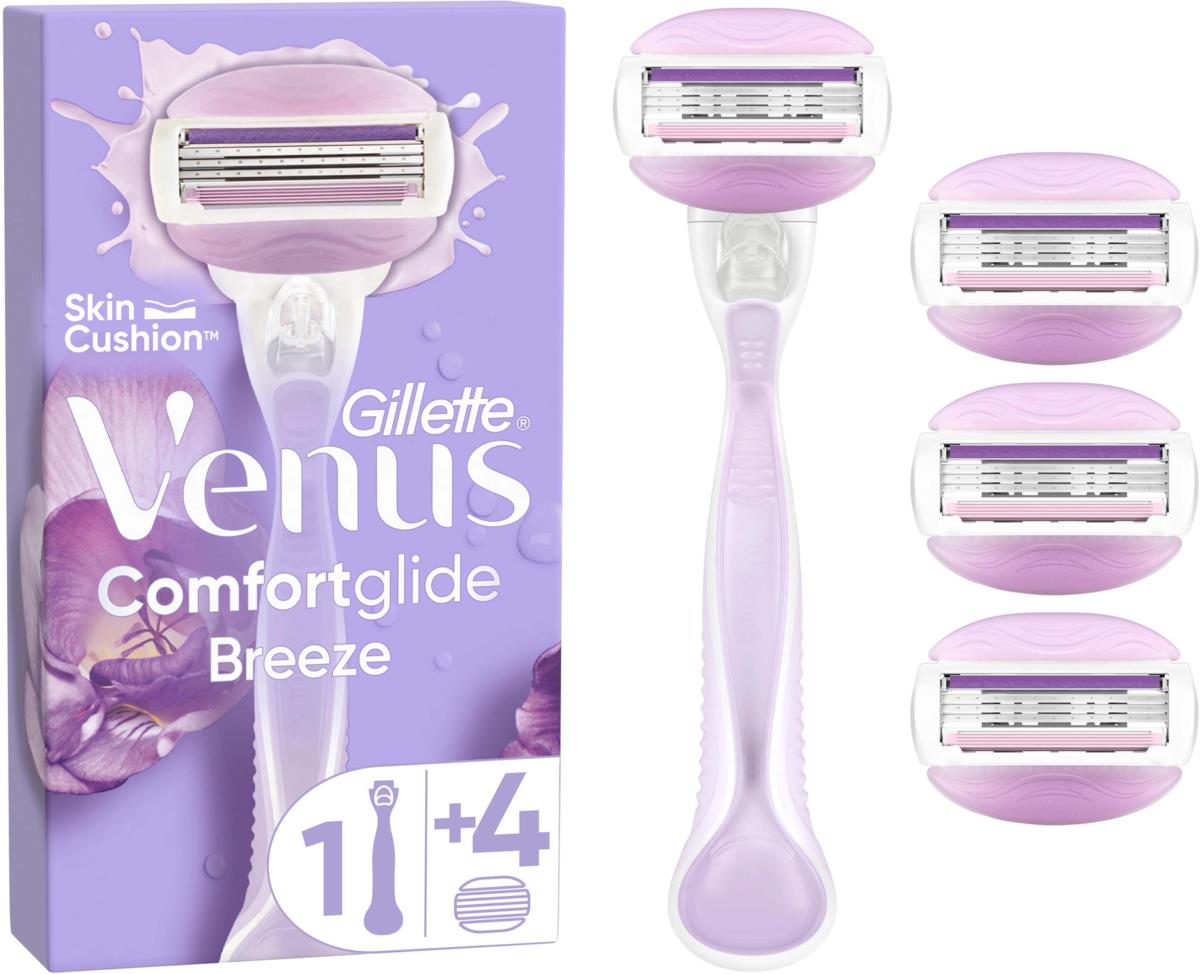 Gillette Venus Comfortglide Breeze Razor x4 Blades | lyko.com