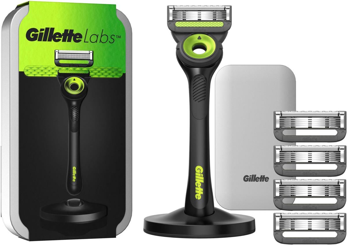 Gillette Labs With Exfoliating Bar Razor Travel Case 5 Blades | lyko.com