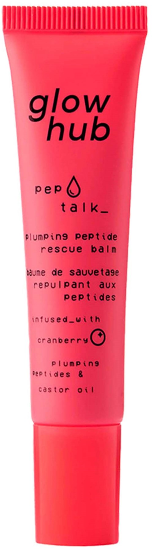 Glow Hub Pep Talk Tinted Plumping Peptide Rescue Balm Cranberry 15 ml ...