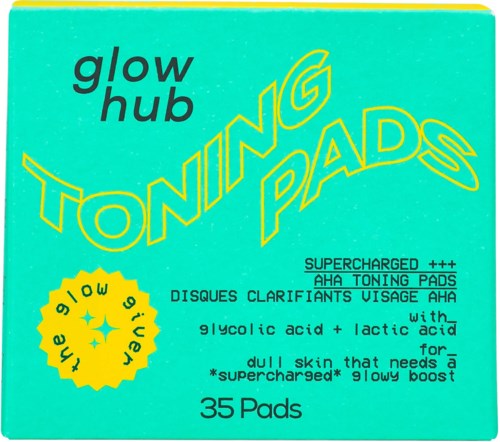 Glow Hub The Glow Giver Supercharged AHA Toning Pads 35 pcs 35 pcs ...