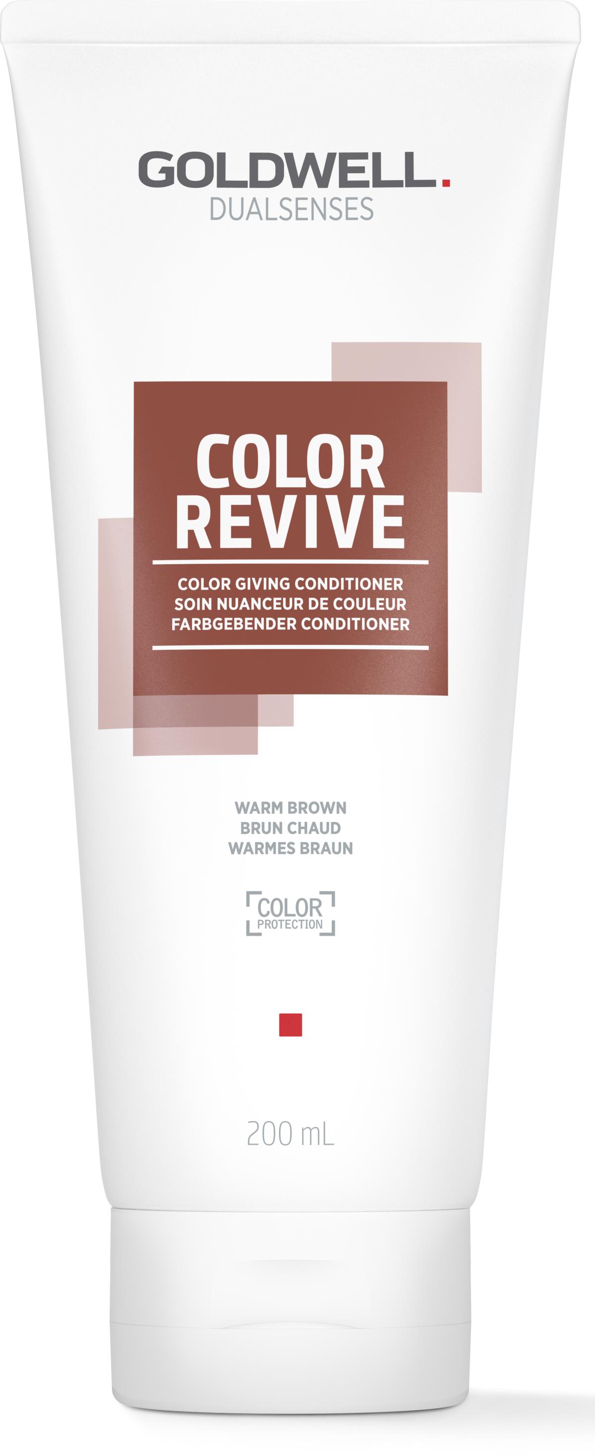 Goldwell Dualsenses Color Revive Color Giving Conditioner Warm Brown ...