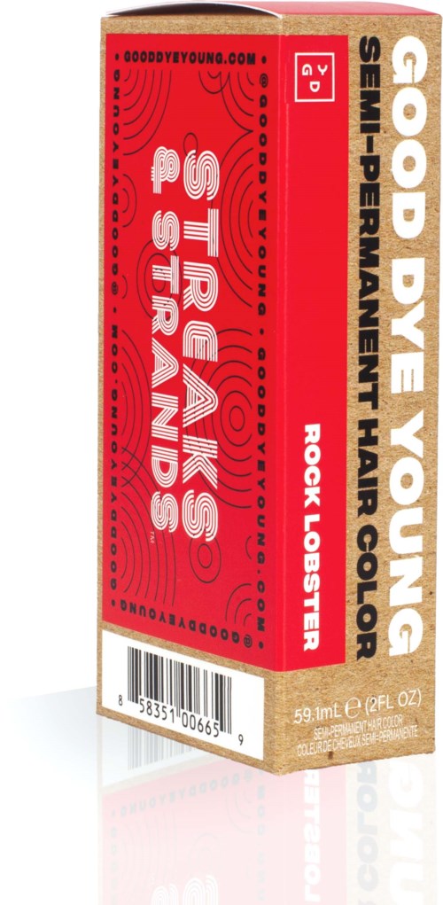 Good Dye Young Semi-Permanent Streaks & Strands Hair Dye Rock Lobster ...