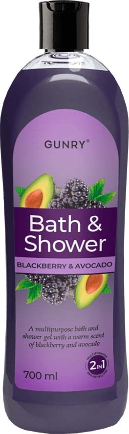 Gunry Bath & Shower Blackberry Avocado 700 ml | lyko.com