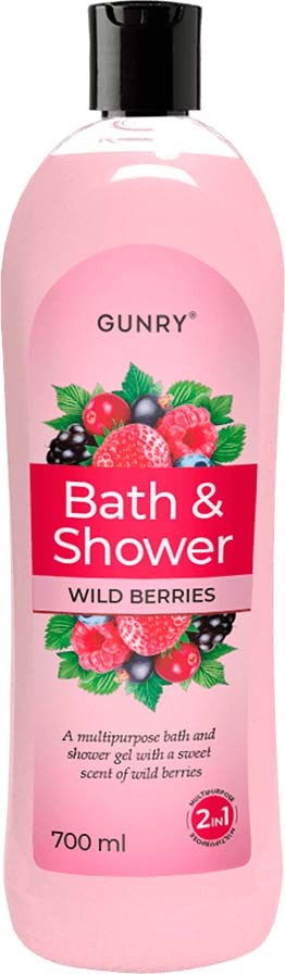 Gunry Bath & Shower Wild Berries 700 ml | lyko.com