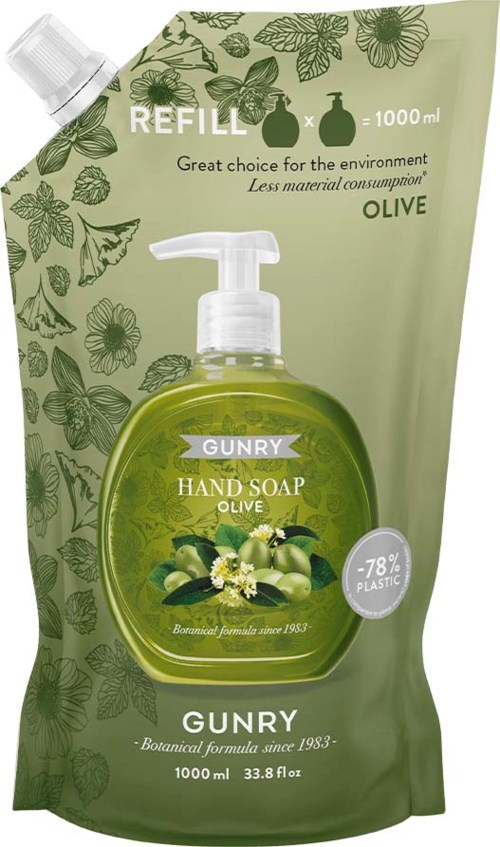 Gunry Handsoap Refill Original Olive 1000 ml | lyko.com