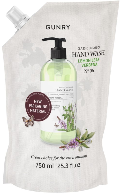 Gunry Liquid Soap Class Botanica Lemon Verbena Refill 750 ml | lyko.com