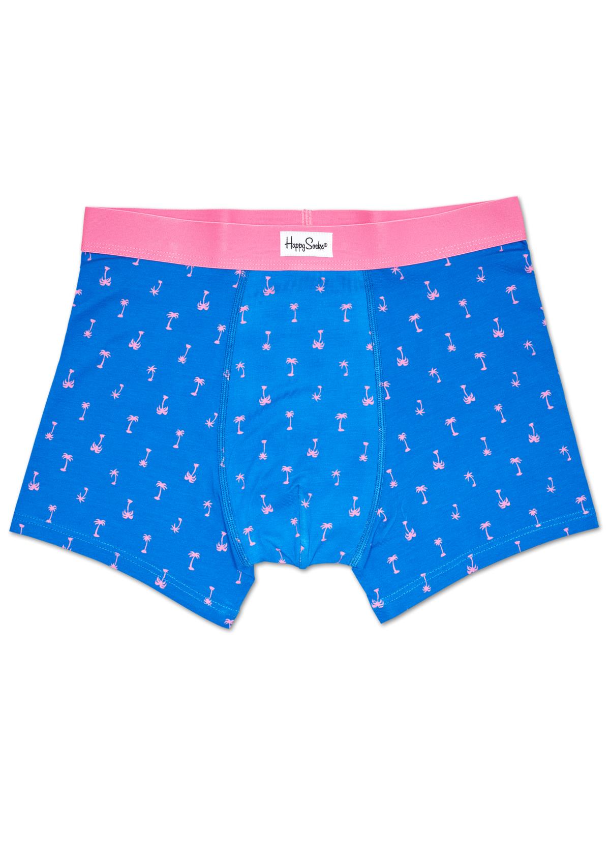 Happy Socks Boxer Brief Palm Beach Blå Large | lyko.com