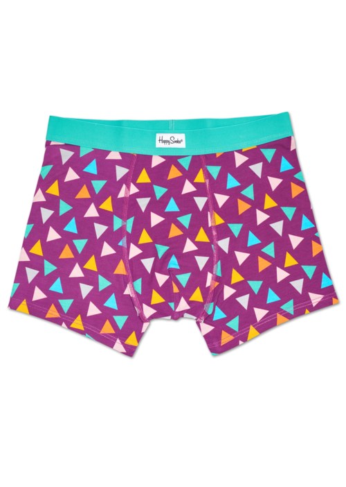 Happy Socks Boxer Brief Triangle Lila Large | lyko.com