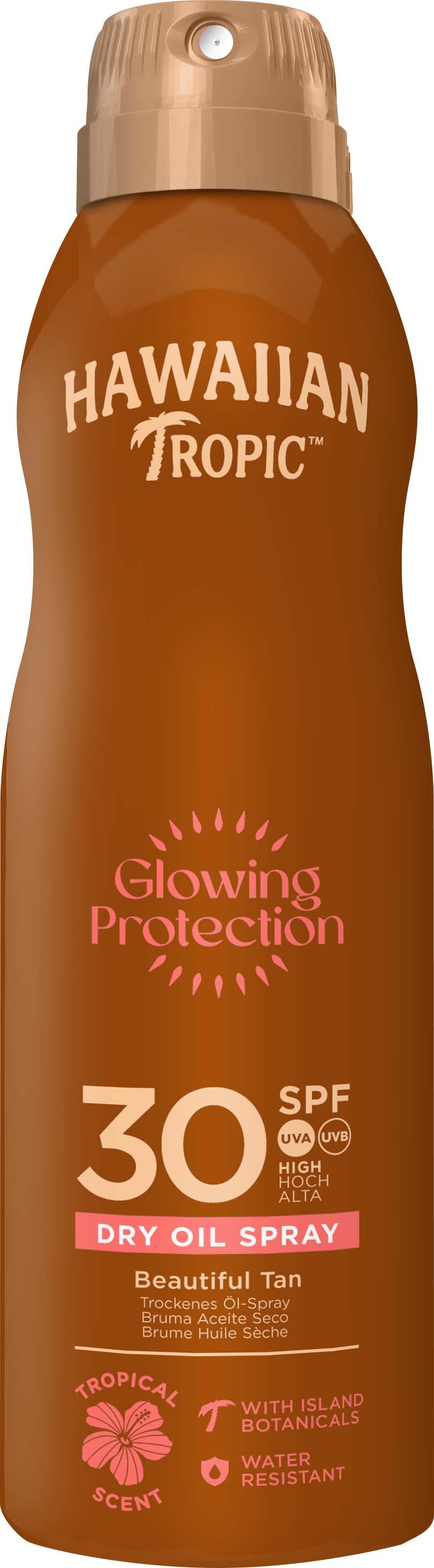 Hawaiian Tropic Glowing Protection Oil C-Spray SPF30 180 ml | lyko.com