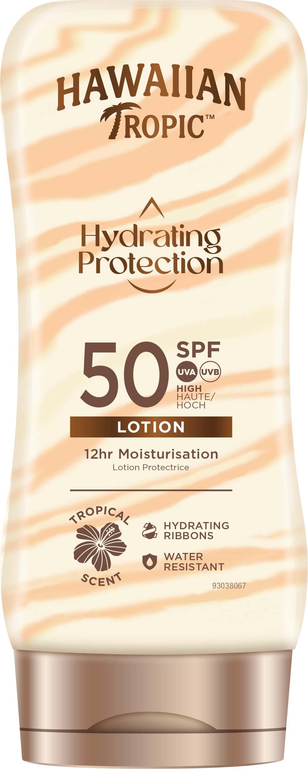 Hawaiian Tropic Hydrating Protection Lotion Spf50 180 Ml