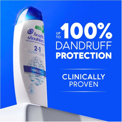 Head & Shoulders Classic Clean 2in1 Anti Dandruff Shampoo Refreshing ...