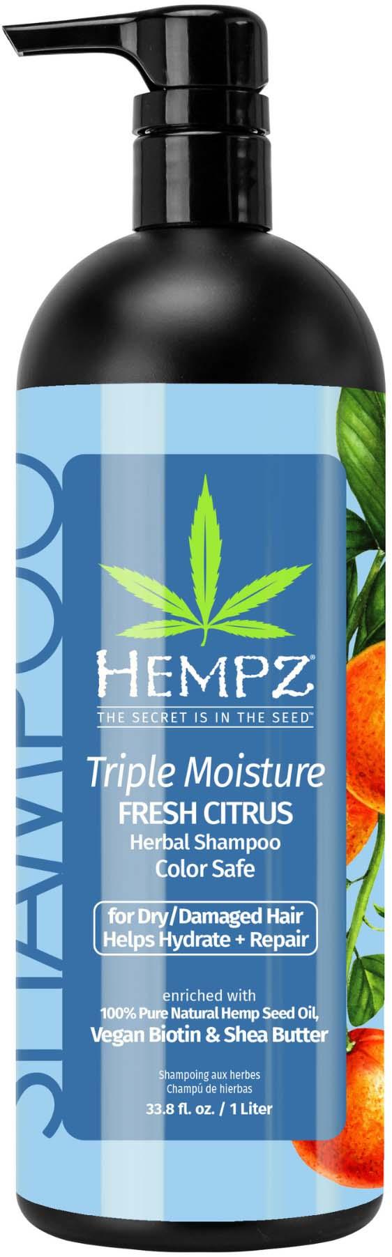 Hempz Triple Moisture Herbal Shampoo 1000 ml | lyko.com