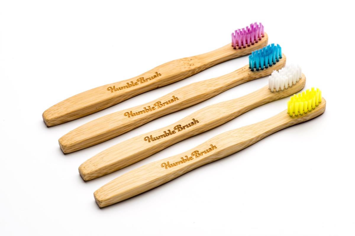 The Humble Co. Bamboo Toothbrush Kids MIX 13 ml | lyko.com