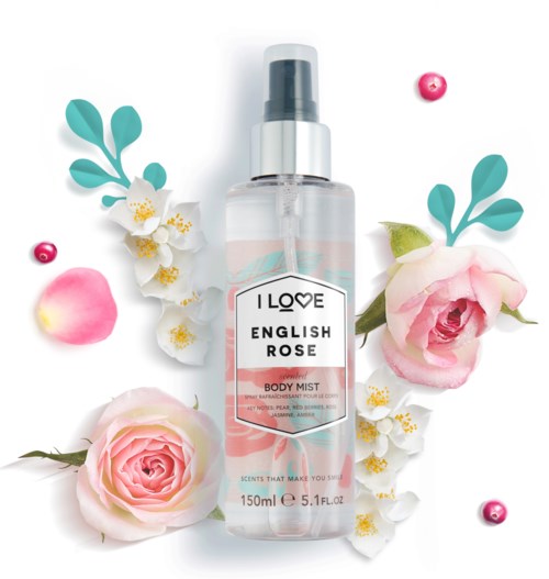 I Love... Signature I Love English Rose Body Mist 150 ml | lyko.com