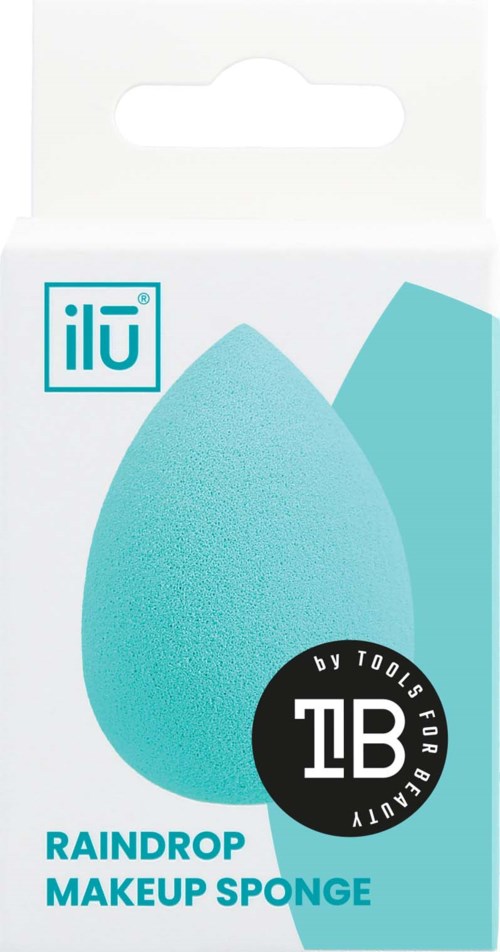 ilū Makeup Sponge Raindrop Turquoise | lyko.com