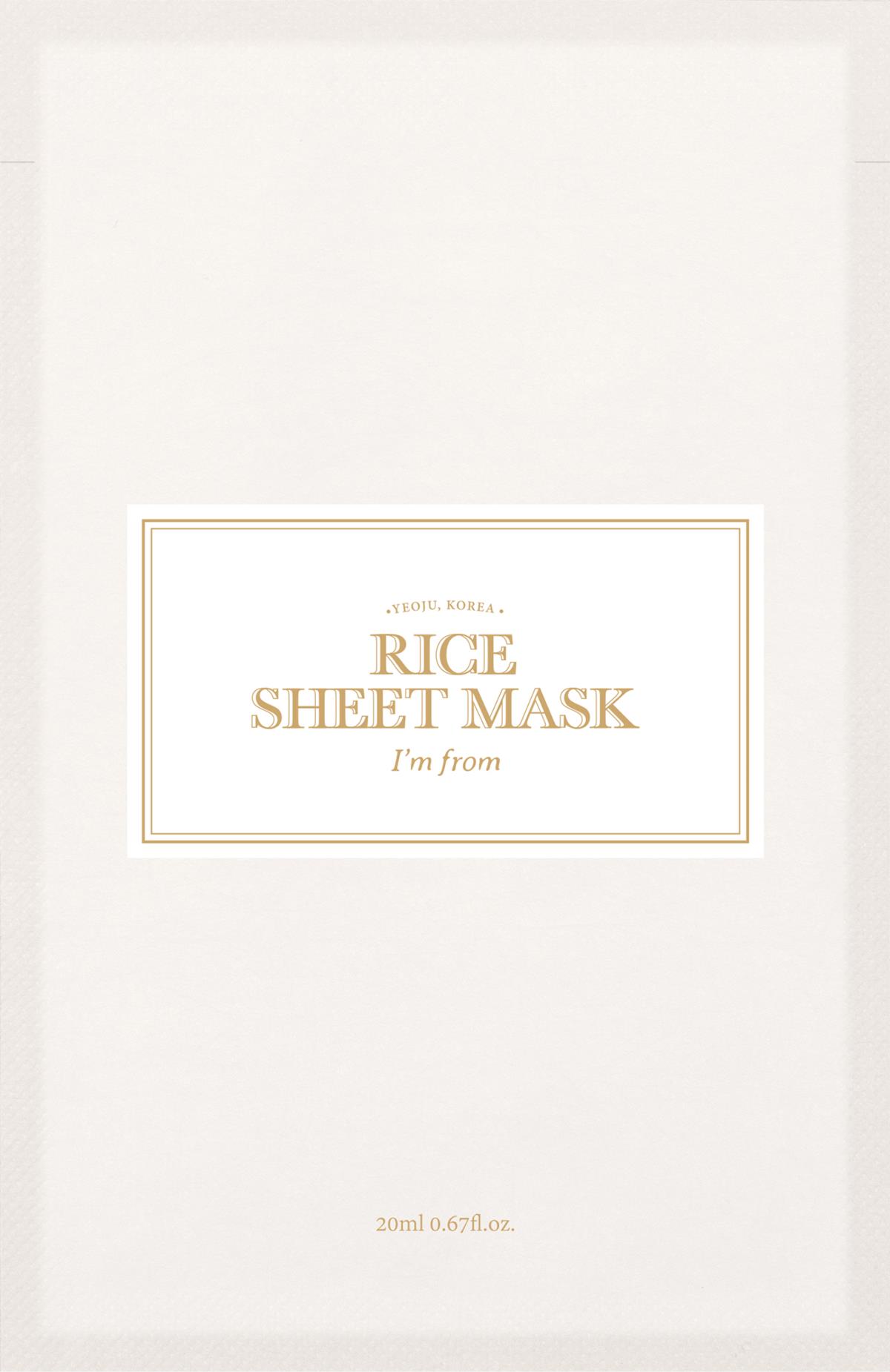 I'm From Rice Sheet Mask 20 ml | lyko.com
