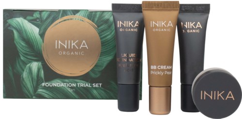 Inika Organic Foundation Trial Set Tan 12,7 ml | lyko.com