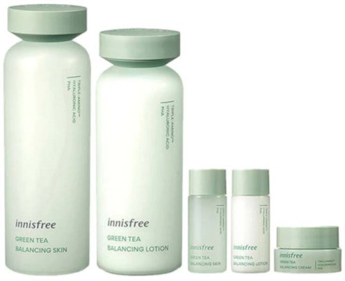Innisfree Green Tea Balancing Skin Care Set | lyko.com
