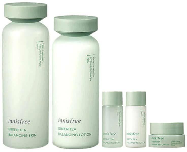 Innisfree Green Tea Balancing Skin Care Set | lyko.com