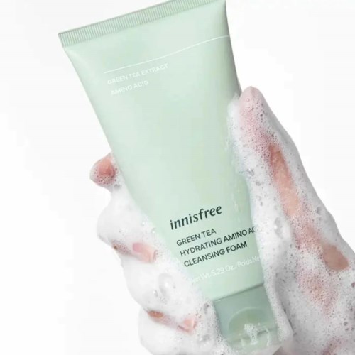 Innisfree Green Tea Hydrating Amino Acid Cleansing Foam 150 g | lyko.com