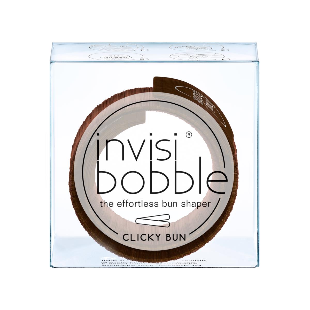 Invisibobble CLICKY BUN Pretzel Brown | lyko.com