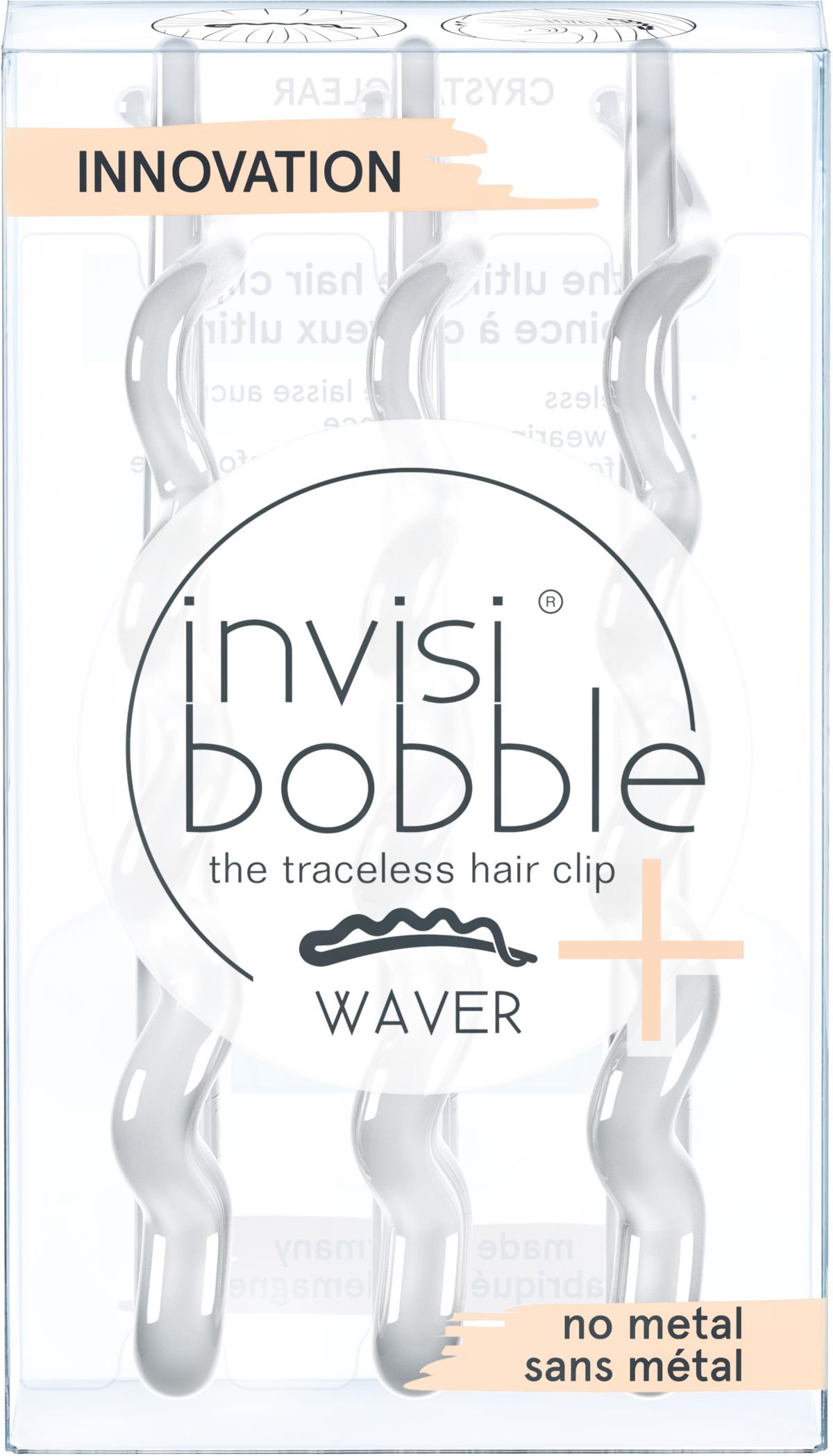 Invisibobble Waver Plus The Traceless Hair Clip Crystal Clear | lyko.com