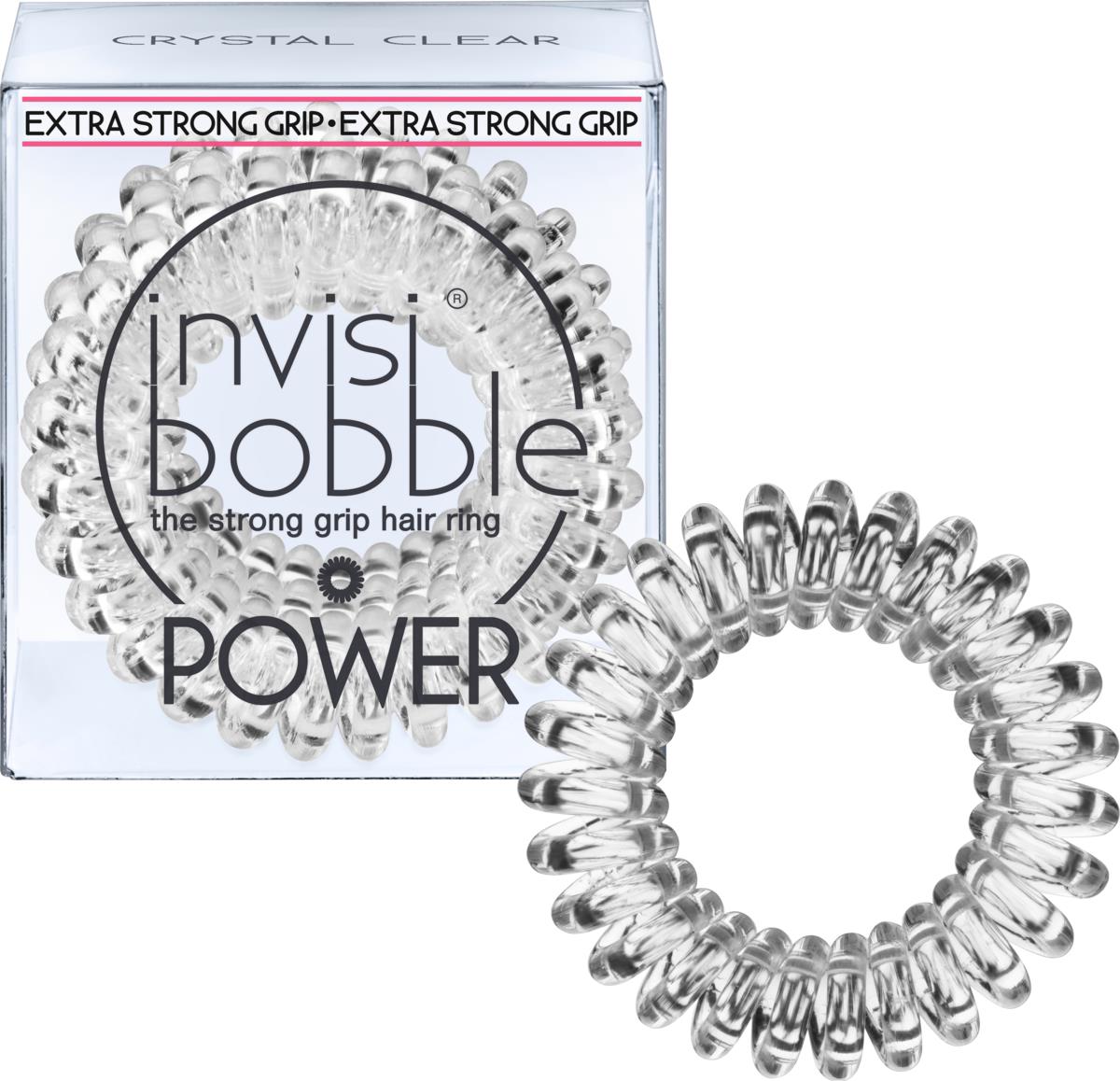 Invisibobble Power The Traceless Hair Ring Crystal Clear | lyko.com