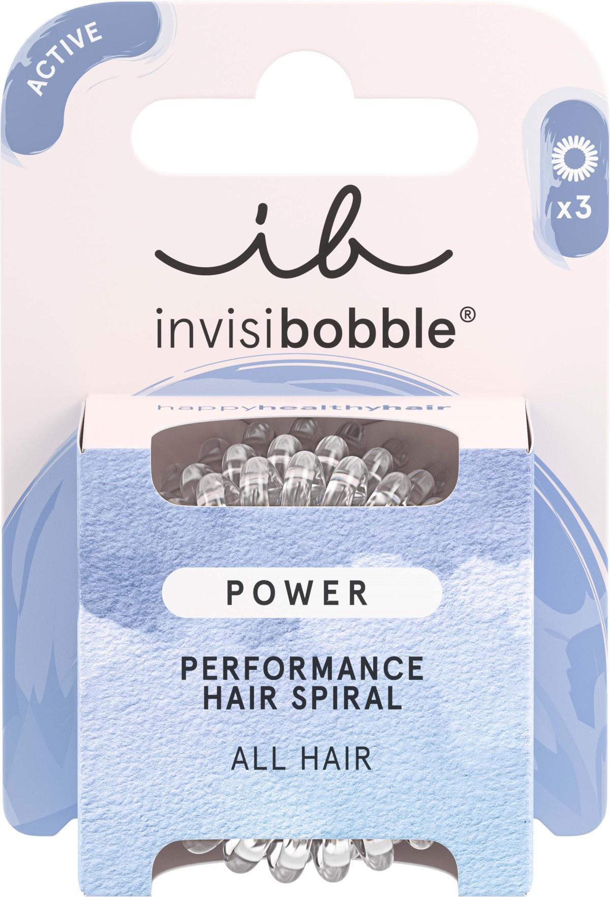 Invisibobble Power Crystal Clear 3 pcs | lyko.com