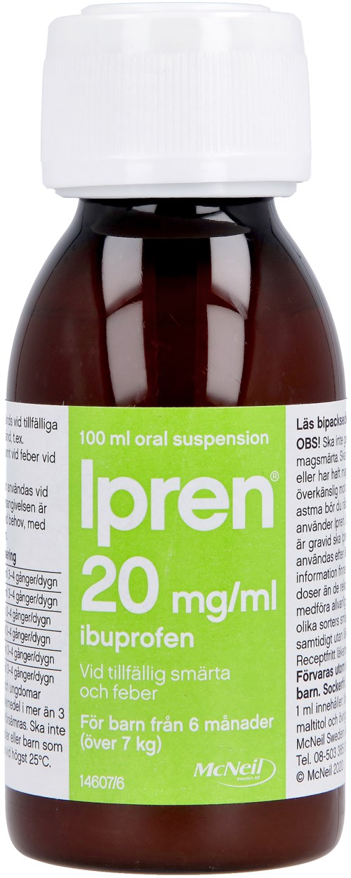 Ipren Oral Suspension 20mg/ml 100 ml | lyko.com