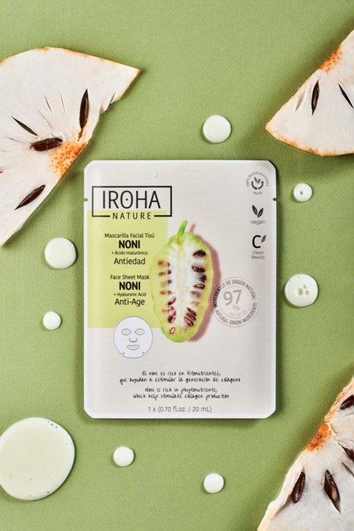 IROHA NATURE Anti-Age Noni Face Sheet Mask | lyko.com