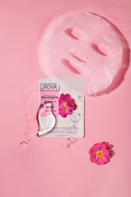 IROHA NATURE Anti-Age Rosehip Face Sheet Mask | lyko.com
